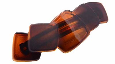 French Cube Tortoise Shell Hair Clips - The French Shoppe