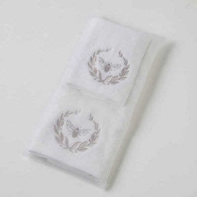 Bee Hand Towels & Face Washers in Organza Bags - The French Shoppe