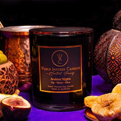 Fig, Thyme & Olive Soy Candles - The French Shoppe