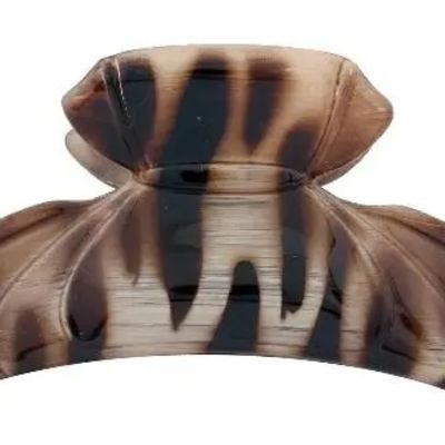 French Fashion Hair Claw – Zebra Design, Hand-Painted - The French Shoppe