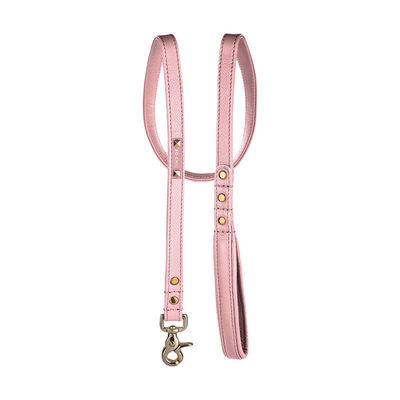 Pink Leather Dog Leashes - The French Shoppe