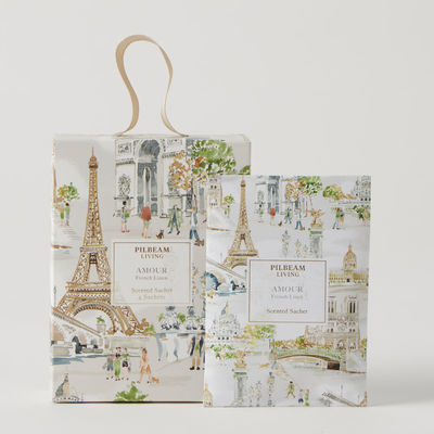 Amour French Linen Mini Scented Sachets — Set of 4 | The French Shoppe