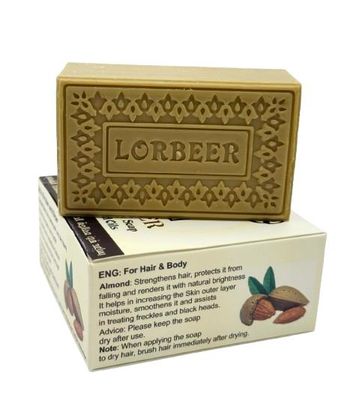 Lorbeer Almond Oil Aleppo Soap 125g – Natural Hair & Body Care | The ...