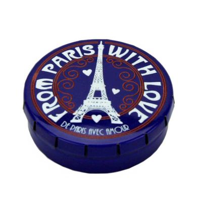 From Paris with Love Blue Tin Mint Boxes - The French Shoppe