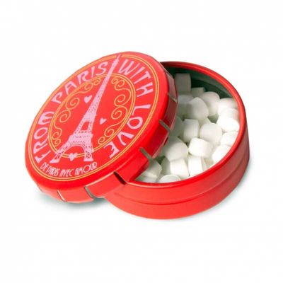 From Paris with Love Red Tin Mint Boxes - The French Shoppe