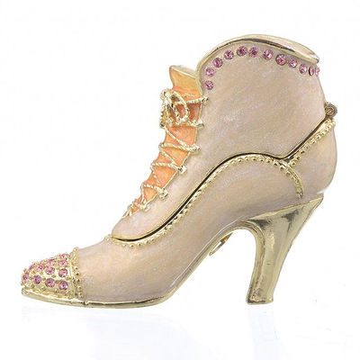 Blush Evening Shoe Trinket Boxes | The French Shoppe